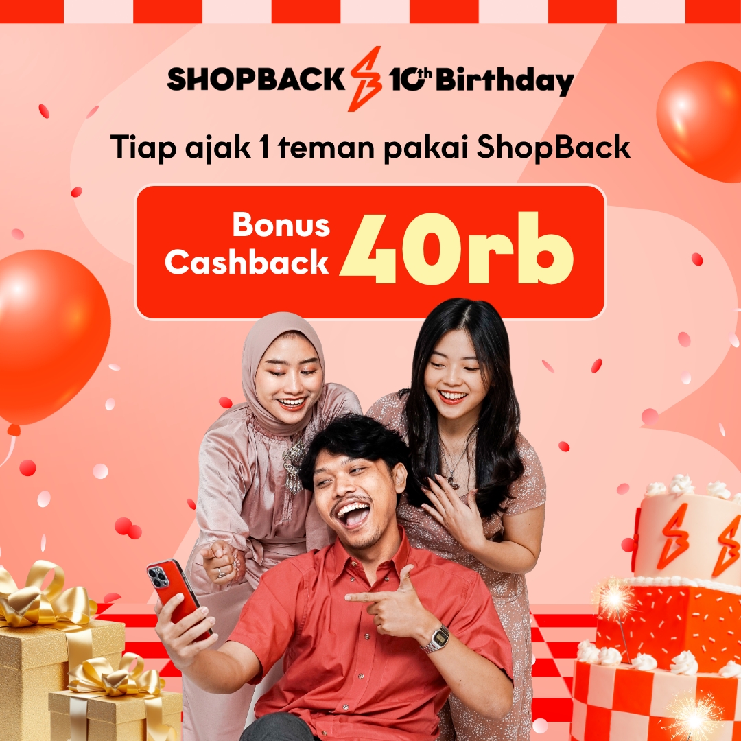 Selamat! Kamu bisa dapat bonus Cashback 40rb!